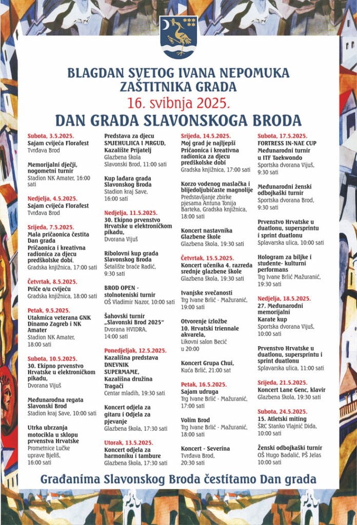Program obilježavanja Dana grada Slavonskog Broda | Regionalni.hr